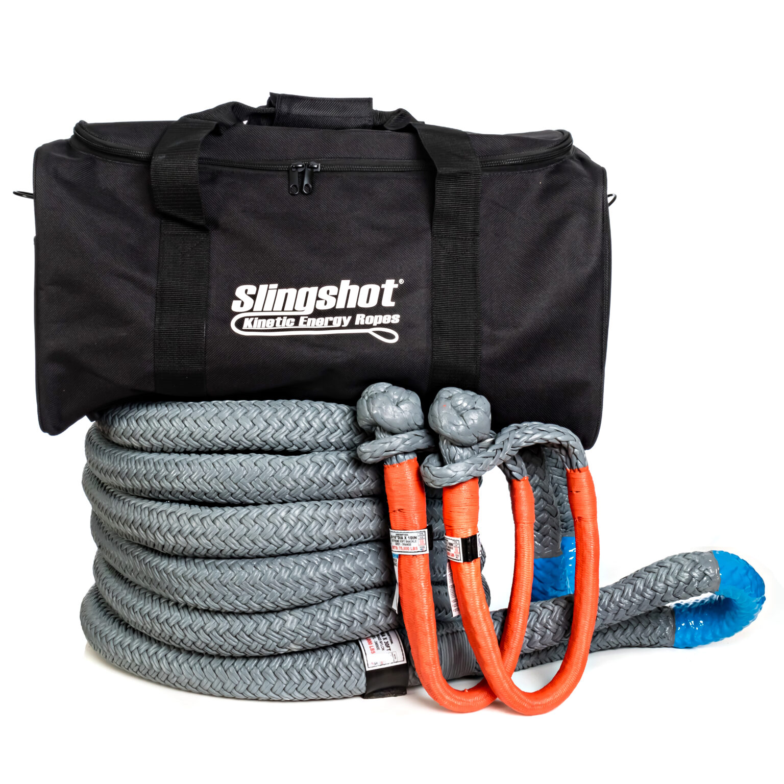 1-1/2″ x 30′ Kinetic Energy Rope – Recovery Kit - STP Manufacturing